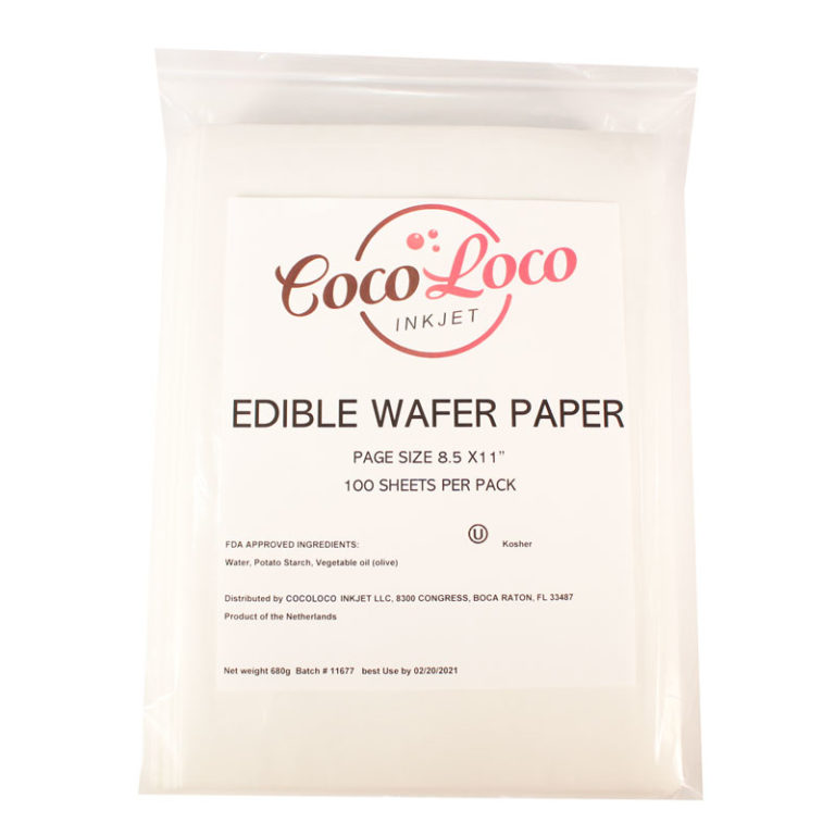 Buy Wafer Papers for Edible Printing - Coco Loco Inkjet